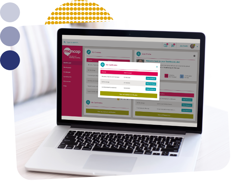 Mencap Digital Learning LMS | eCom